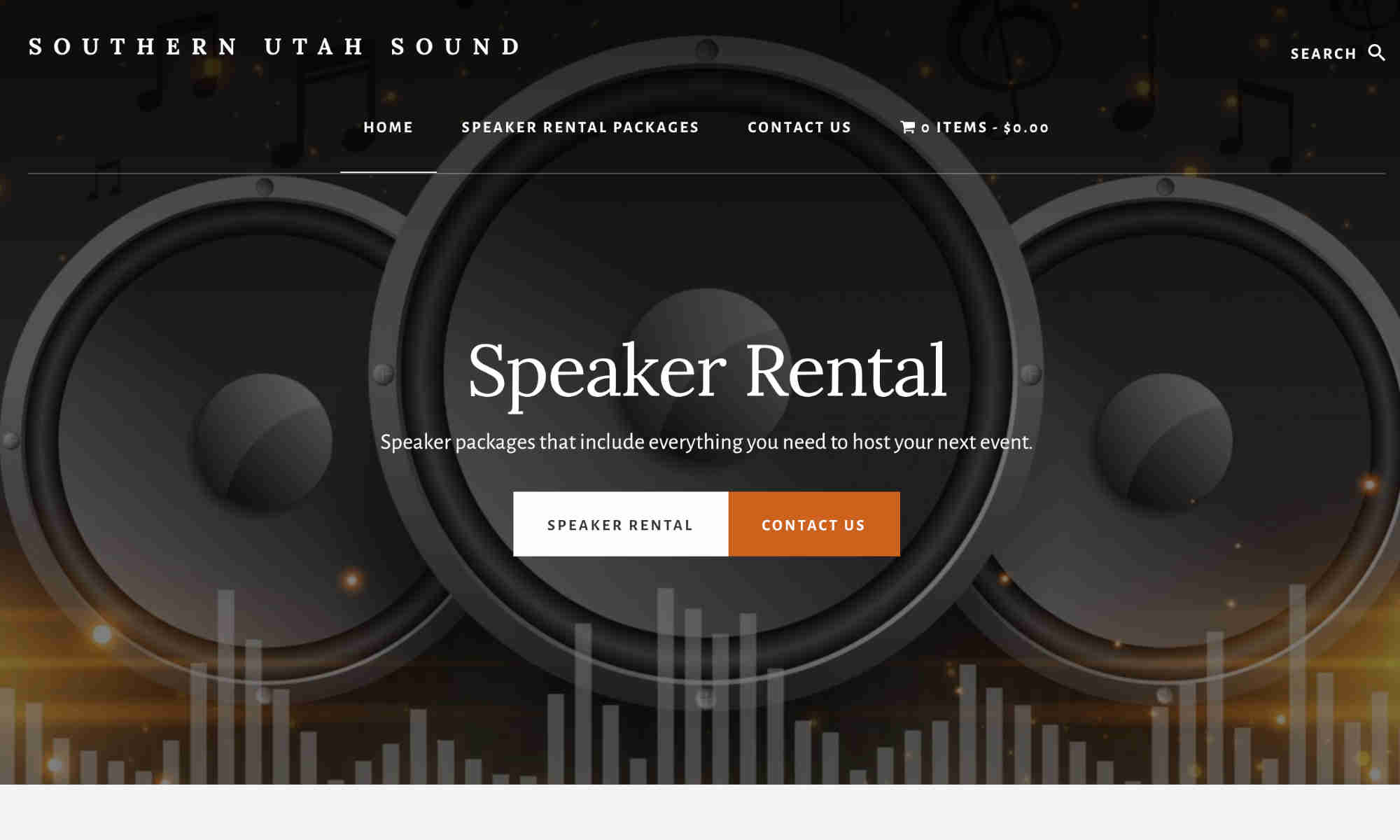 Web Design For Southern Utah Sound-Hurricane, Ut-Launch A Page